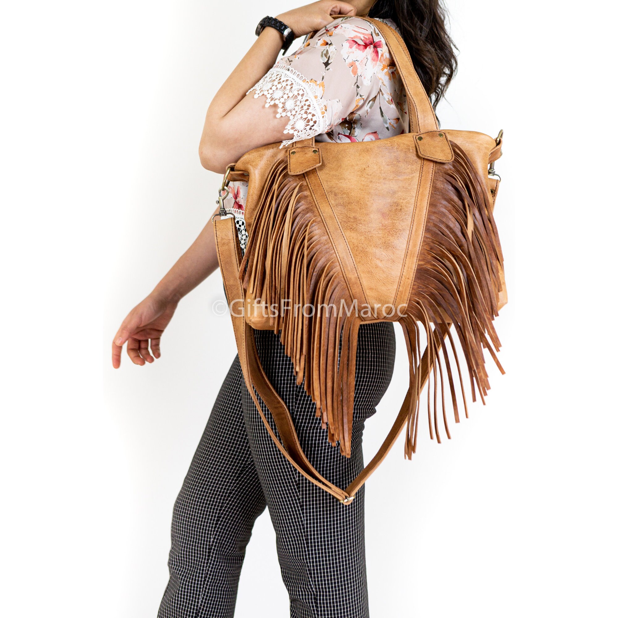 Fringe Purse Fringe Western Leather Purse for Cowgirl Fringe - Etsy