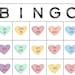 BINGO Game {valentine's Theme} - Etsy