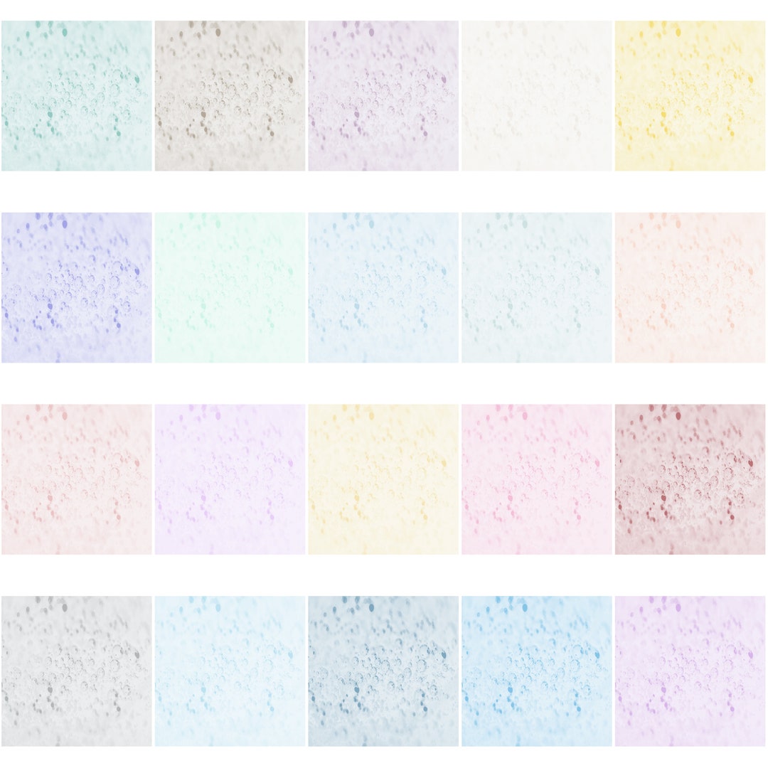 Digital Paper Pack: Bubbles 2 {pastels} - Etsy