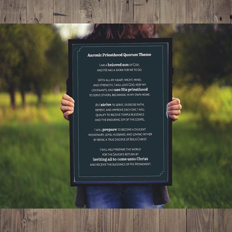 LDS Aaronic Priesthood Theme {blues & Green} - Etsy