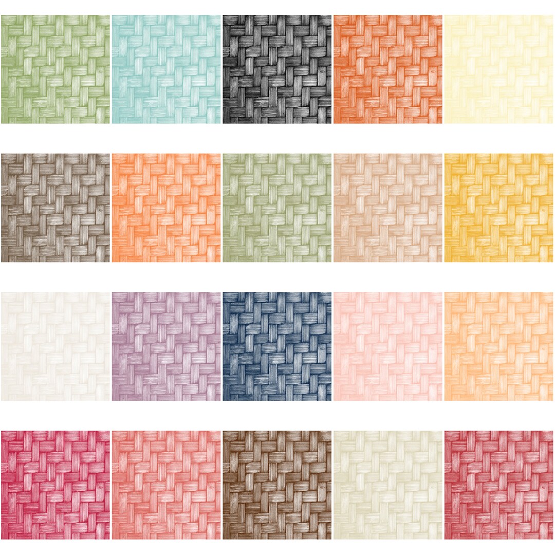 Digital Paper Pack: Basket Weave {vintage} - Etsy