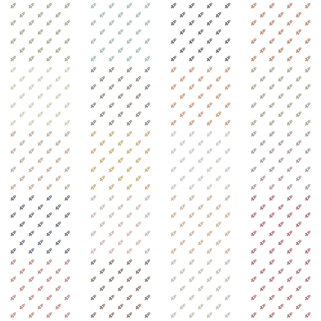 Digital Paper Pack: Blast off {vintage} - Etsy