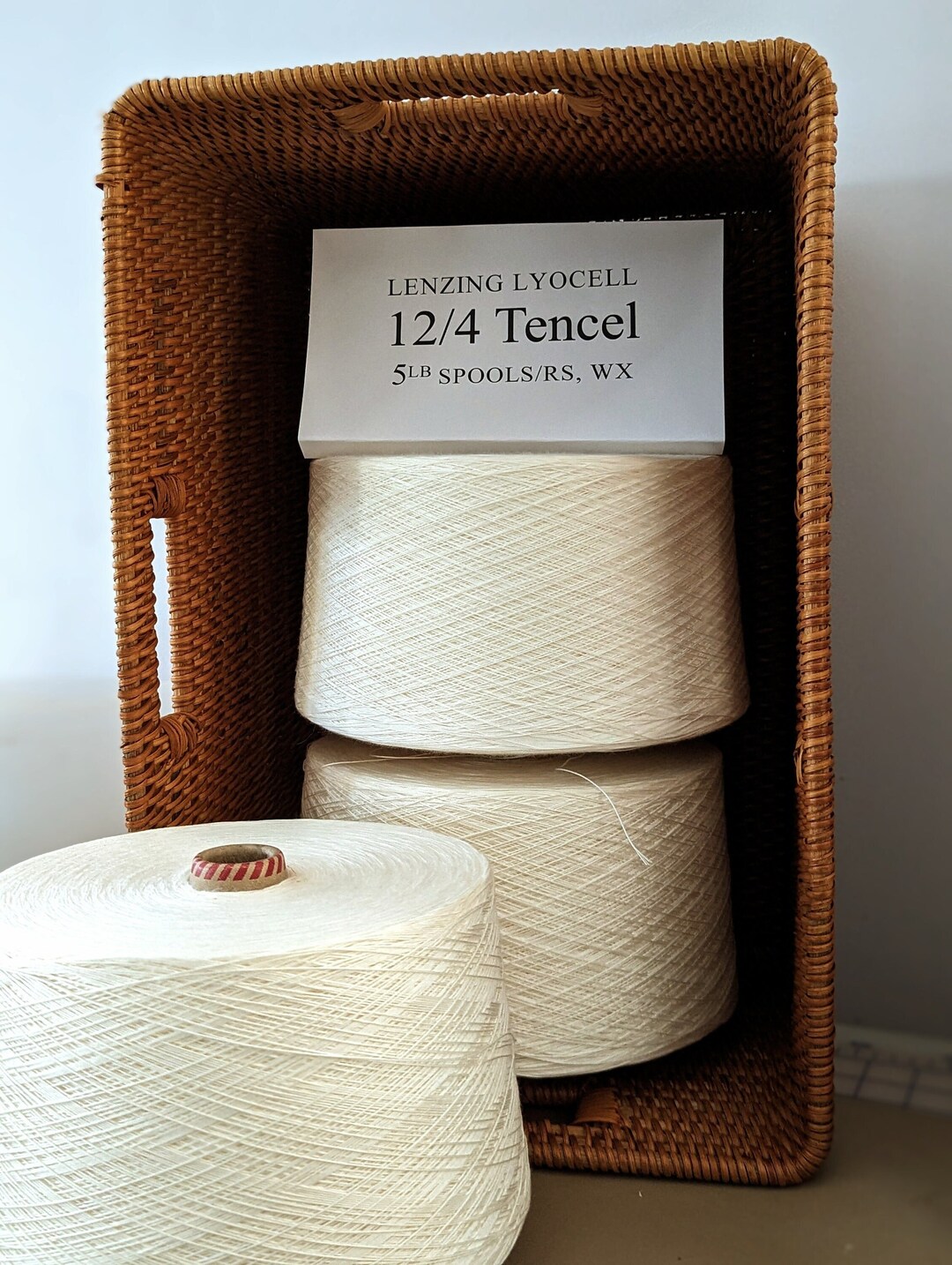 12/4 Authentic Lenzing TENCEL™ Lyocell (rayon) Yarn - Weaving/knitting ...