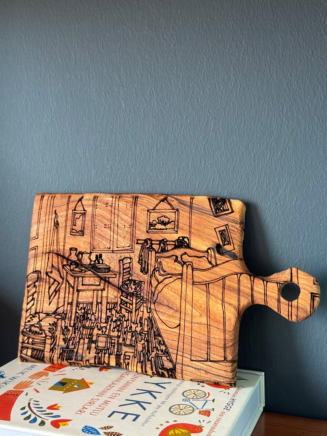 Van Gogh Wall Art, the Bedroom, Eclectic, Home Decor, Wood Art, Unique ...