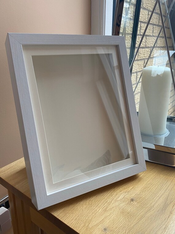 Deep White Box Photo Frame / Shadow / Display 3cm Deep Craft | Etsy