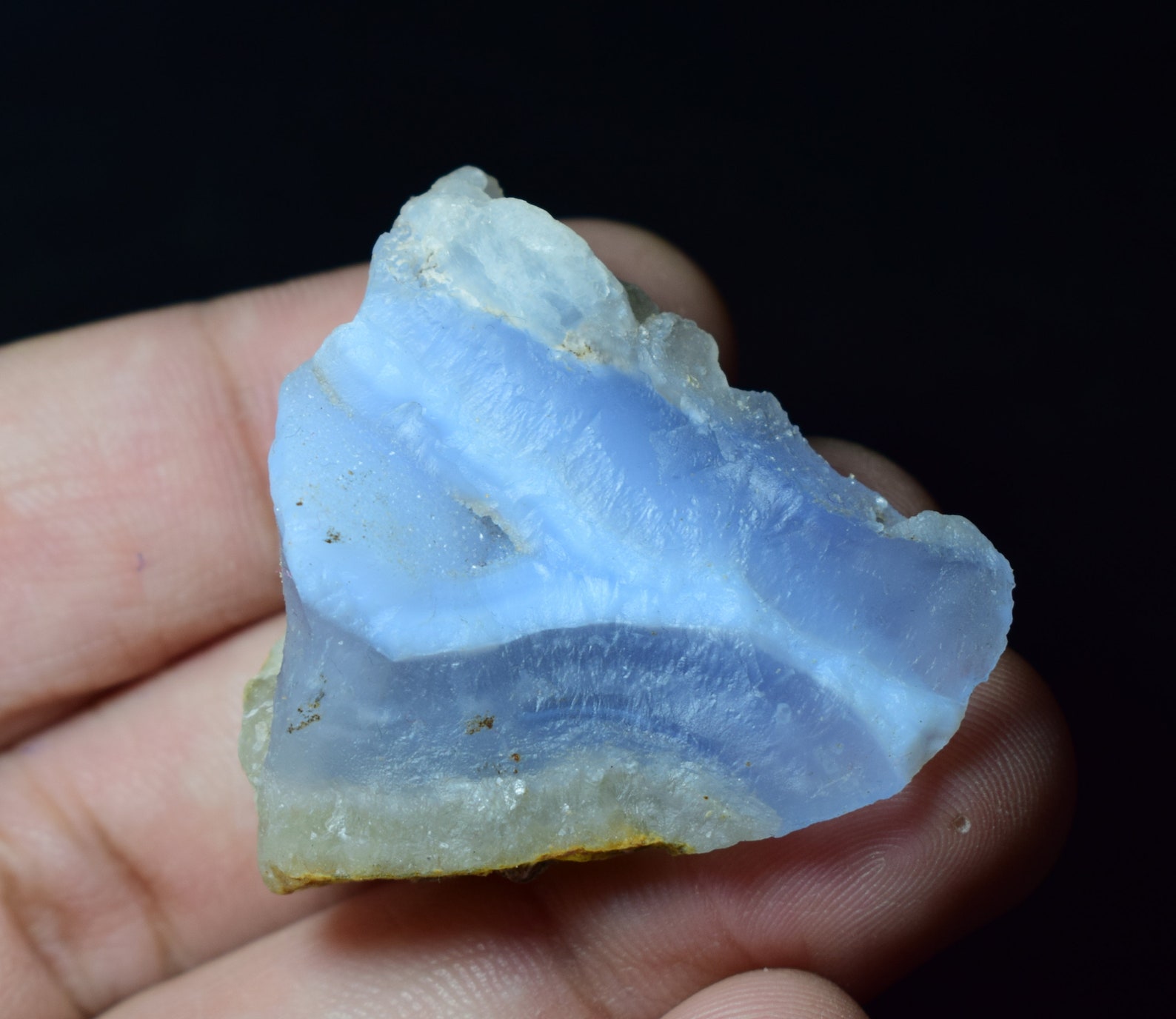Natural Blue Lace Agate Rough Stone for Jewelry Making | Etsy