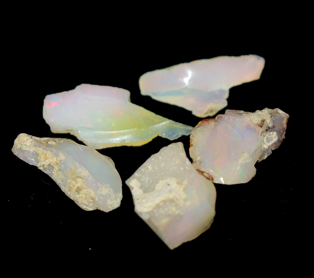 Natural OPAL Raw Crystals Bulk Raw Opal Rough Opal Lot Welo Opal Multi ...