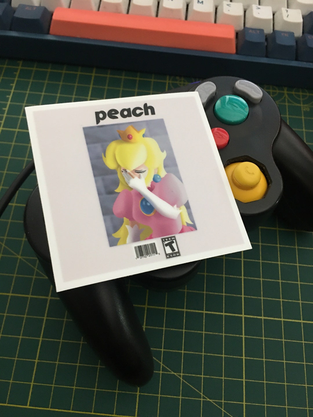 Peach Blond Album Cover Sticker 3x3 In - Etsy