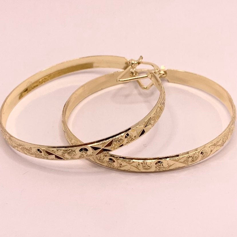 Glamorous Gold-filled Hoops, Gold Jewelry, Xoxo Hoops, Gold Hoops,gold ...