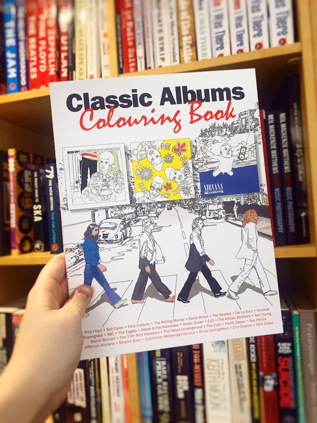 Classic Albums Colouring Book - Etsy