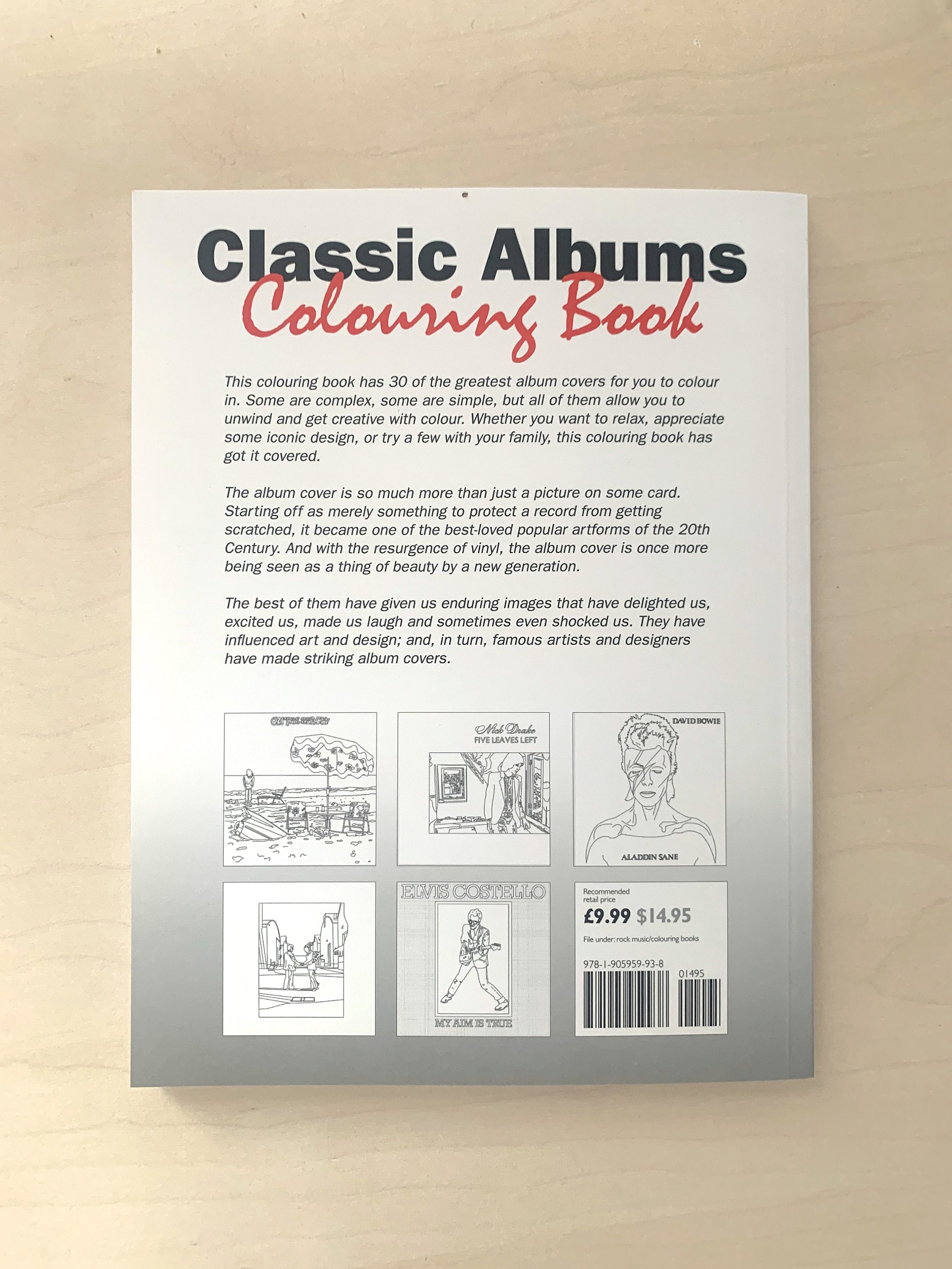 Classic Albums Colouring Book - Etsy