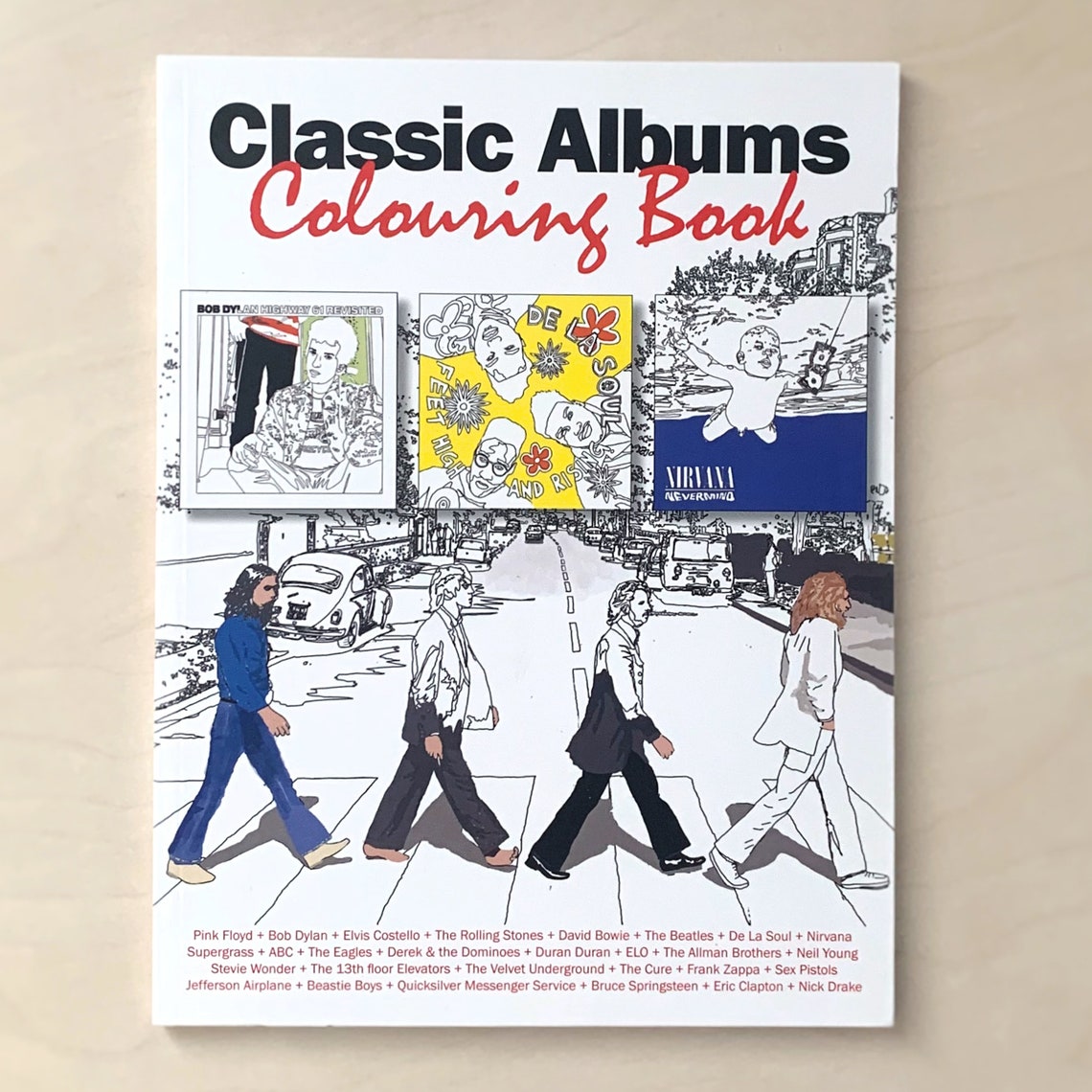 Classic Albums Colouring Book - Etsy