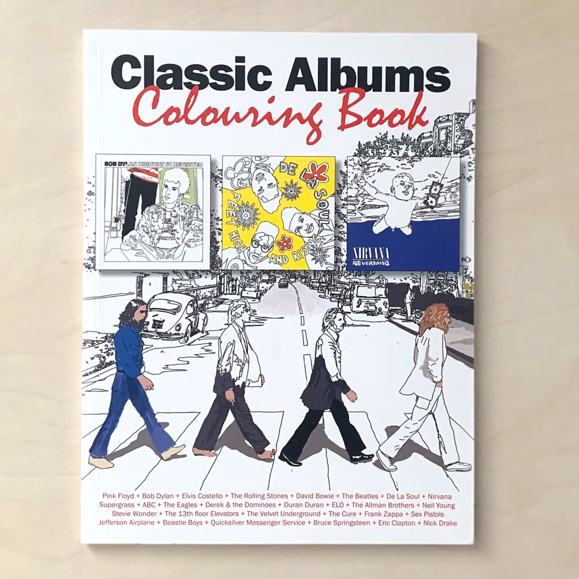 Classic Albums Colouring Book - Etsy