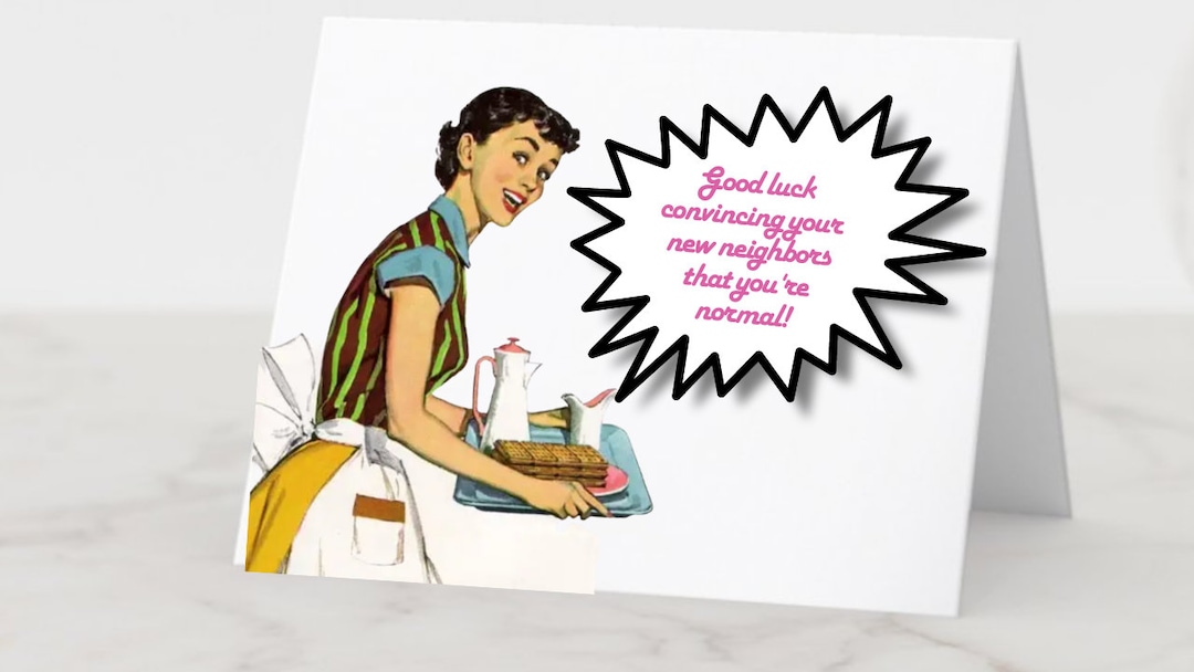 Funny Housewarming Card Funny Card for New Homeowners - Etsy