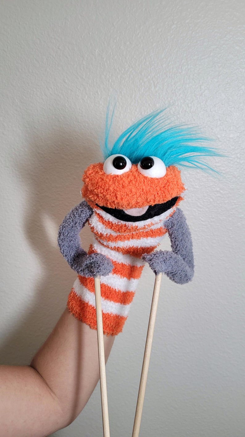 Handmade Sock Puppet / Made to Order Custom Puppet - Etsy
