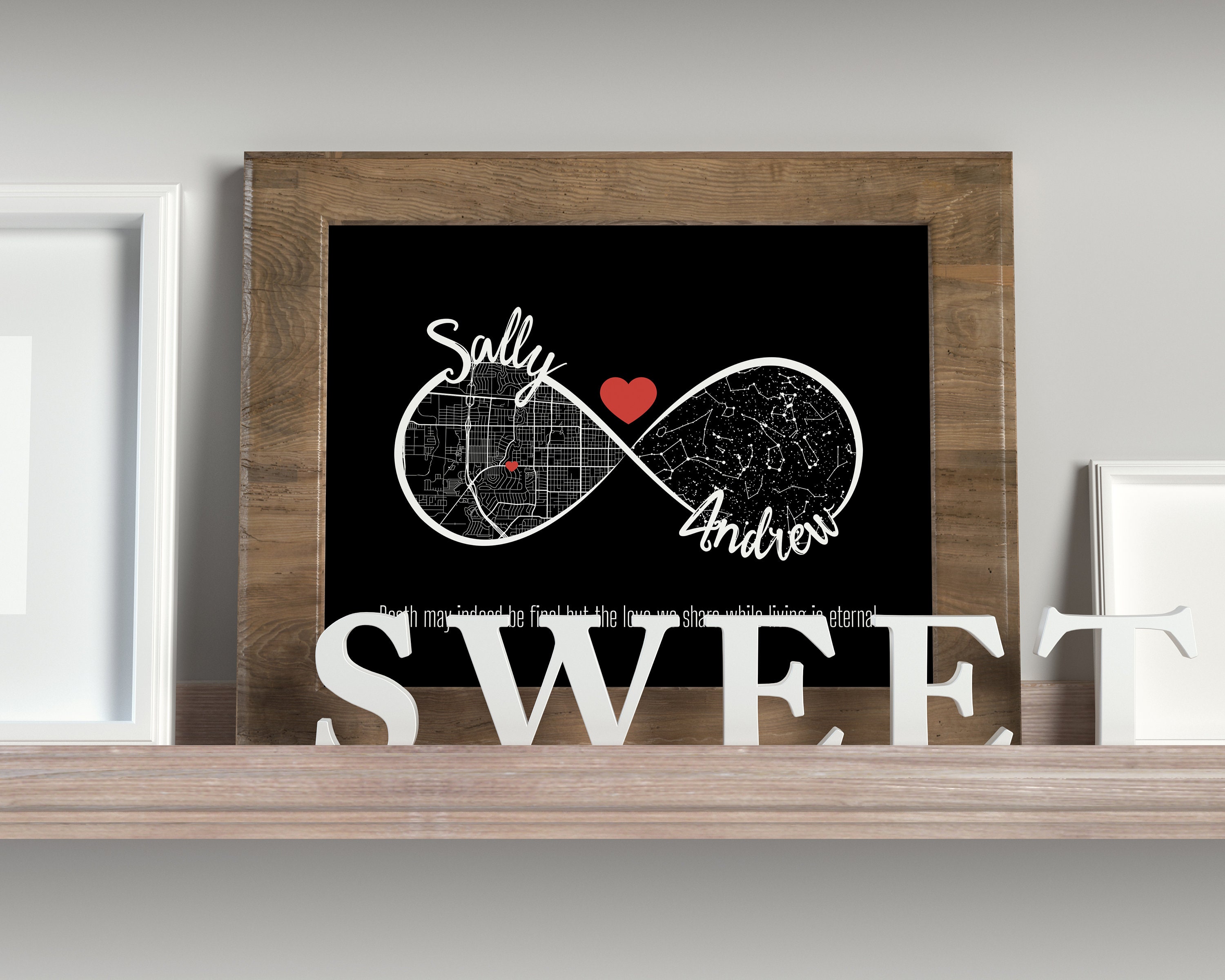 Custom Star and Location Map by Date, Best Valentines Day Gift, Where ...
