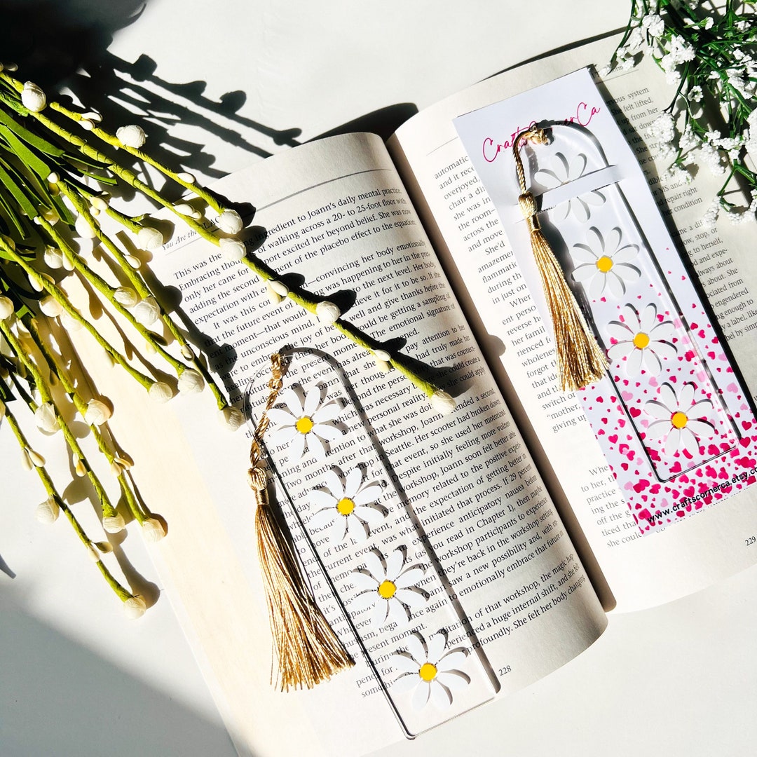 Daisy Bookmark Daisy Bookmarks Flower Bookmark Gifts Dainty Flower ...