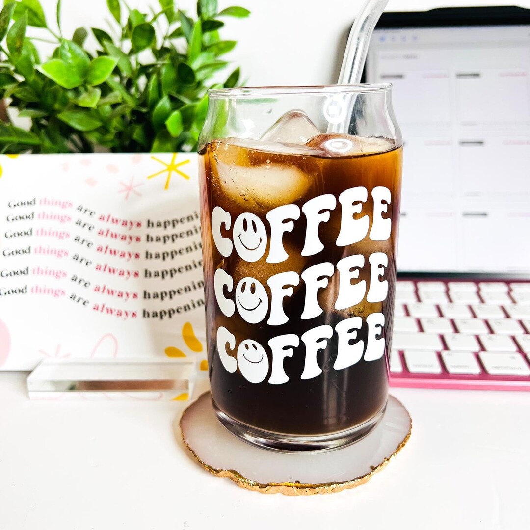 Retro Coffee Glass | Iced Coffee Beer Can Glass | Beer Glass | Libbey ...