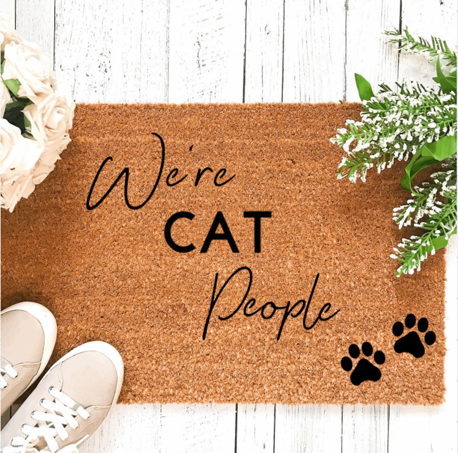 Funny Cat Doormat in Canada, Custom Pet Doormat Personalized, Funny ...