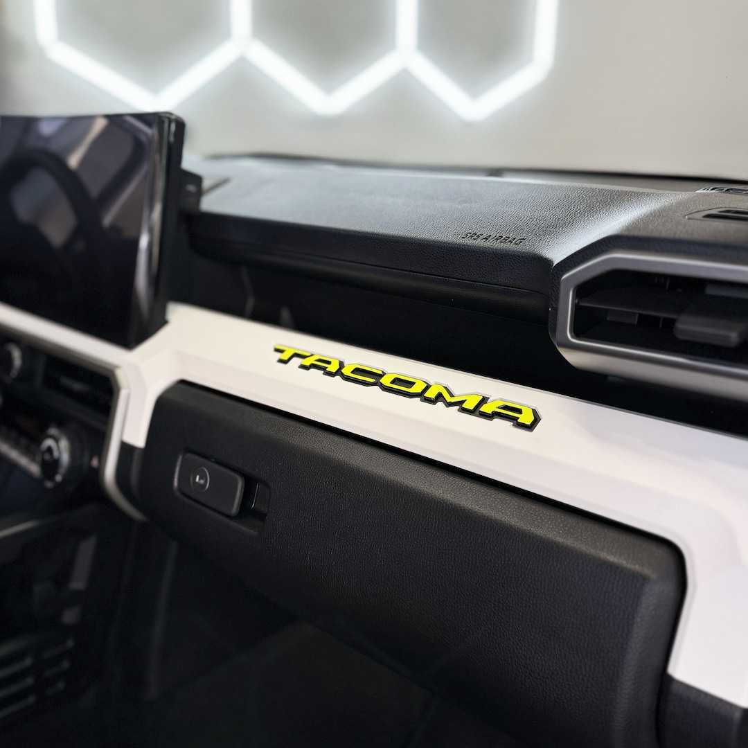Toyota Tacoma Dash Overlays Colored Decals for Interior Dashboard ...