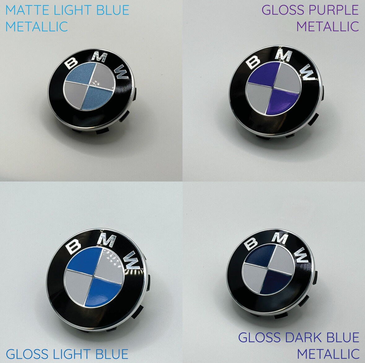 BMW Emblem Vinyl Overlays Colored Decals for Badges Hood and Trunk. Not ...
