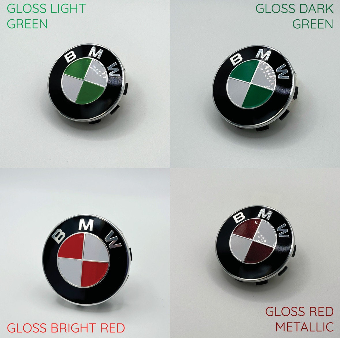 BMW Emblem Vinyl Overlays Colored Decals for Badges Hood and Trunk. Not ...