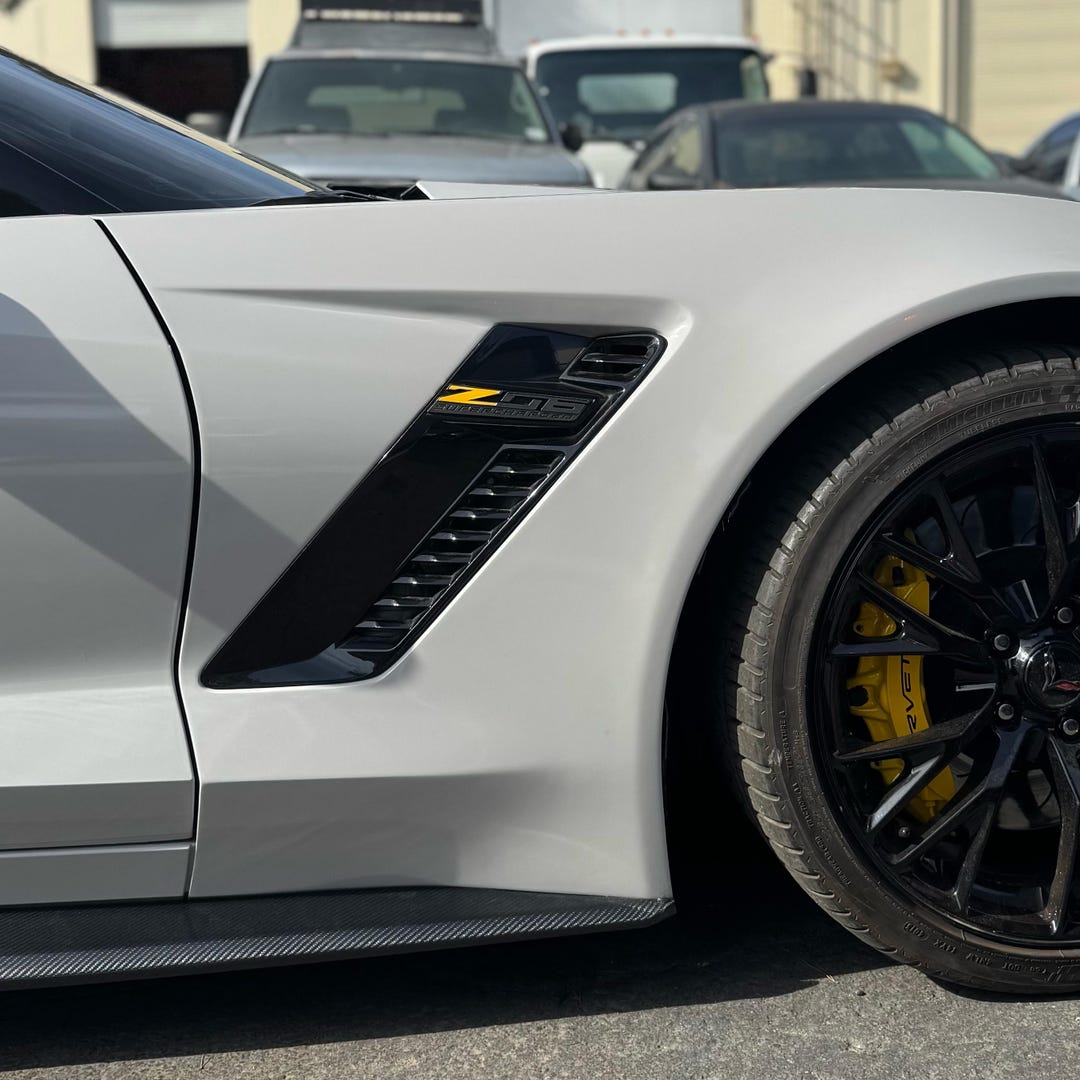 Corvette Z06 Colored Vinyl Badge Emblem Overlay Sticker C7 - Etsy