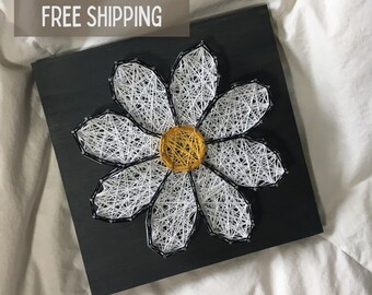 Floral String Art | Etsy