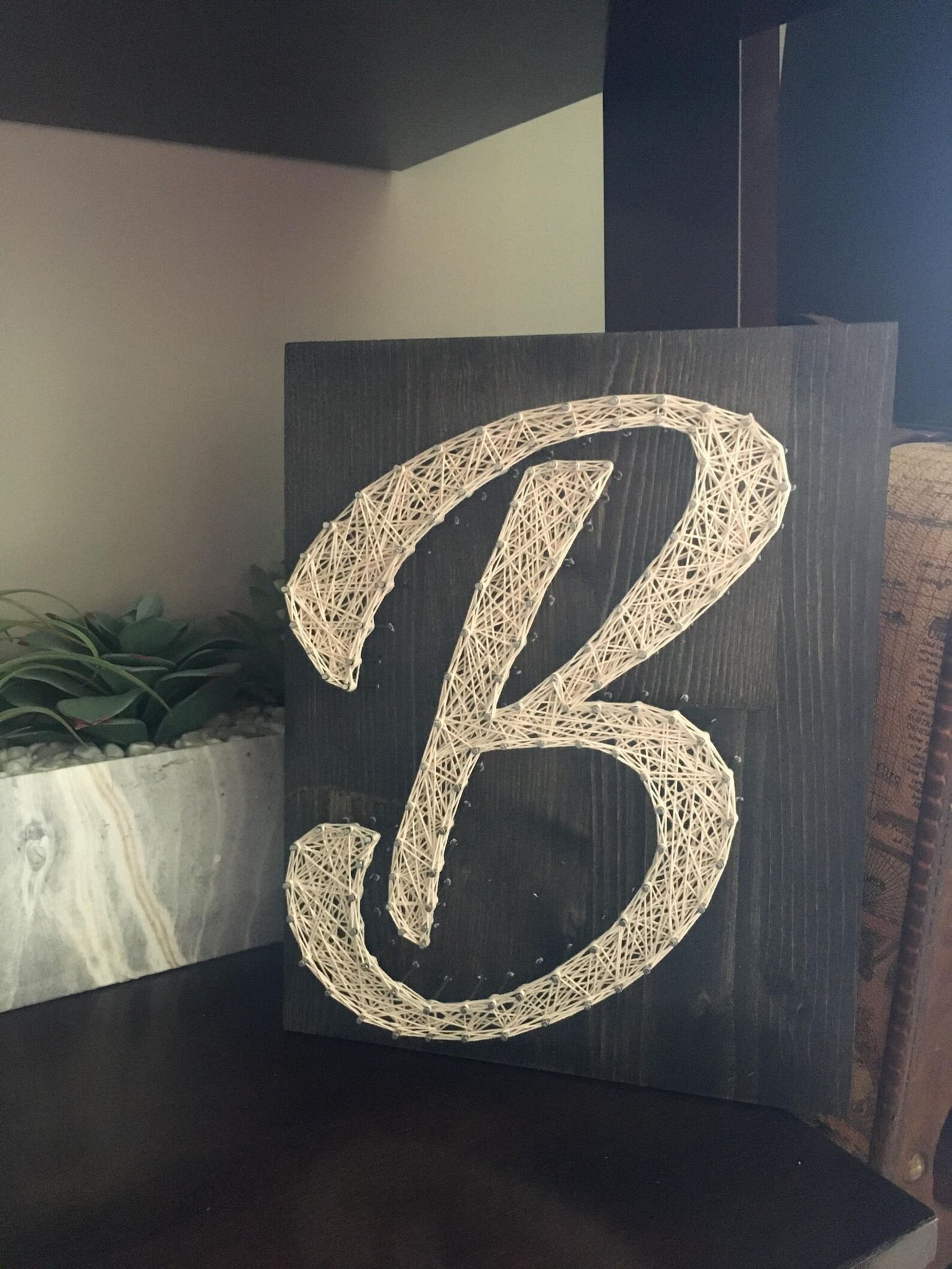 Single Letter DIY String Art Custom Home Decor - Free Shipping - Etsy