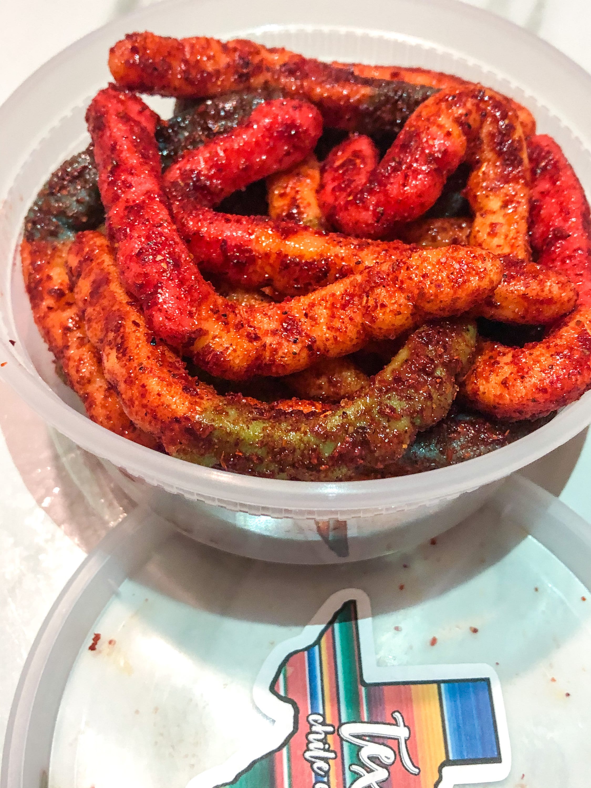 Hot Cheetos With Chamoy