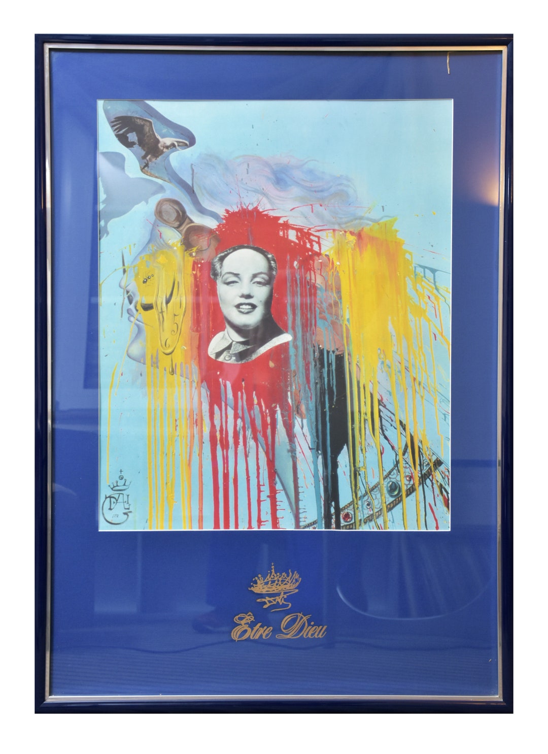 Salvador Dali Color Lithograph Mao Marylin 1972 - Etsy