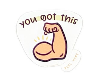 You Got This Sticker Vinyl Laptop Sticker, Vinyl Water Bottle Sticker ...