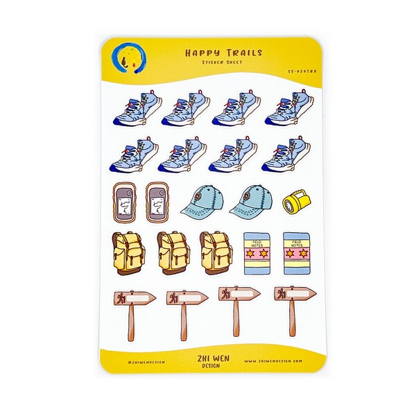 Happy Trails Sticker - Etsy