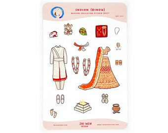 Indian Wedding Sticker - Etsy