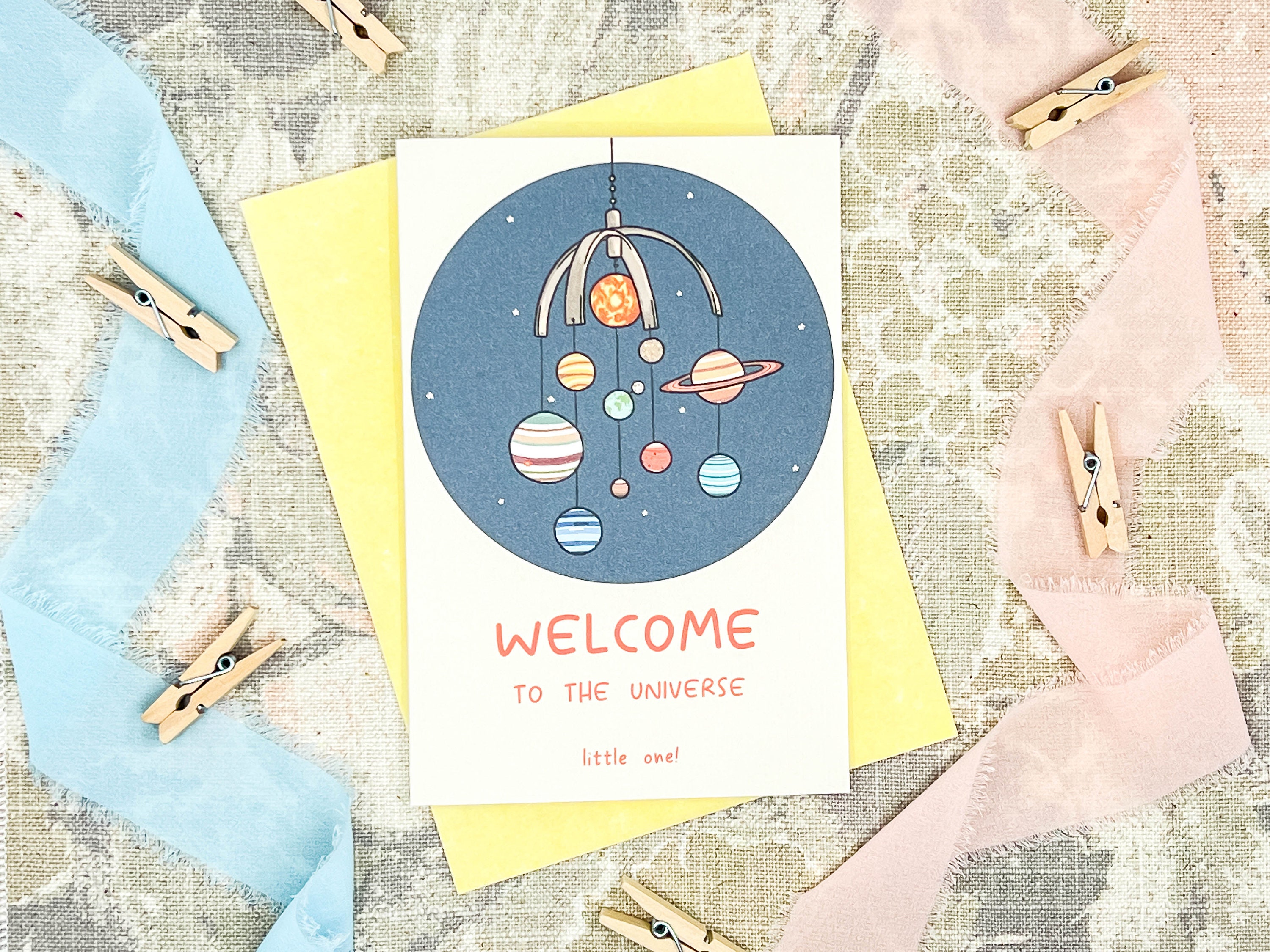 Welcome to the Universe Greeting Card - Etsy