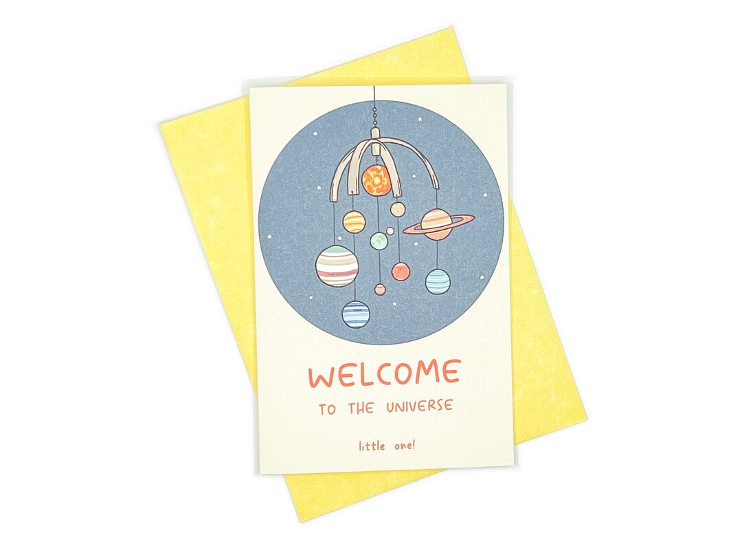Welcome to the Universe Greeting Card - Etsy