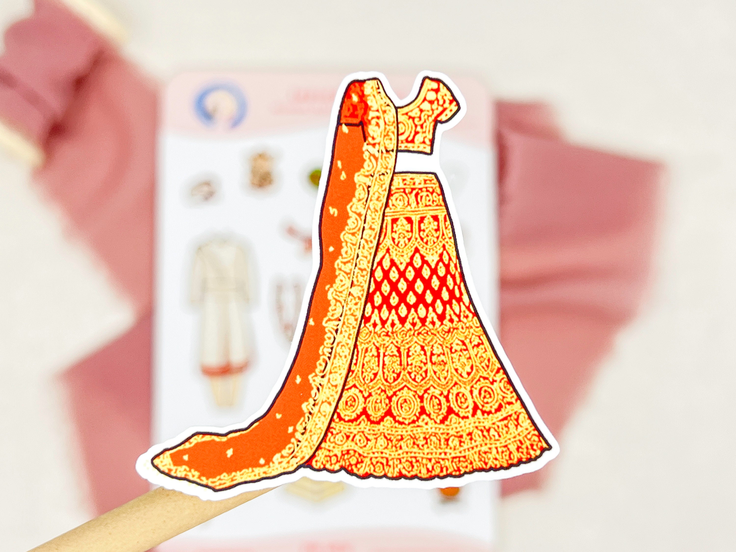 Indian hindu Wedding Sticker Sheet - Etsy
