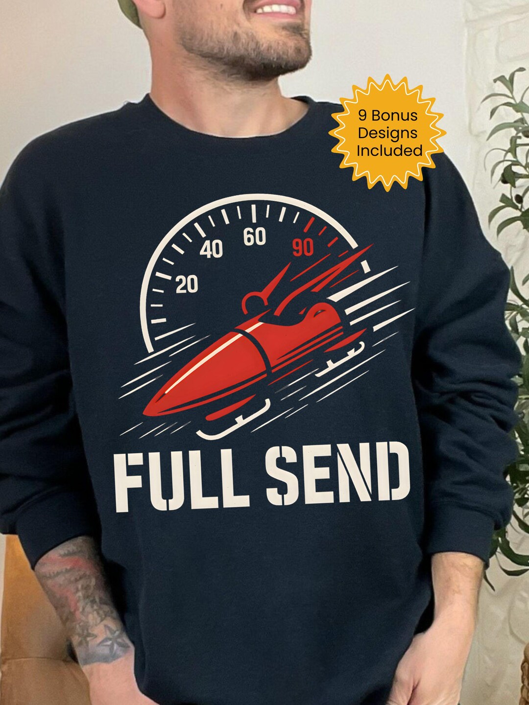 Bobsled Full Send PNG, Bobsledding Fan Design, Winter Sports Digital ...