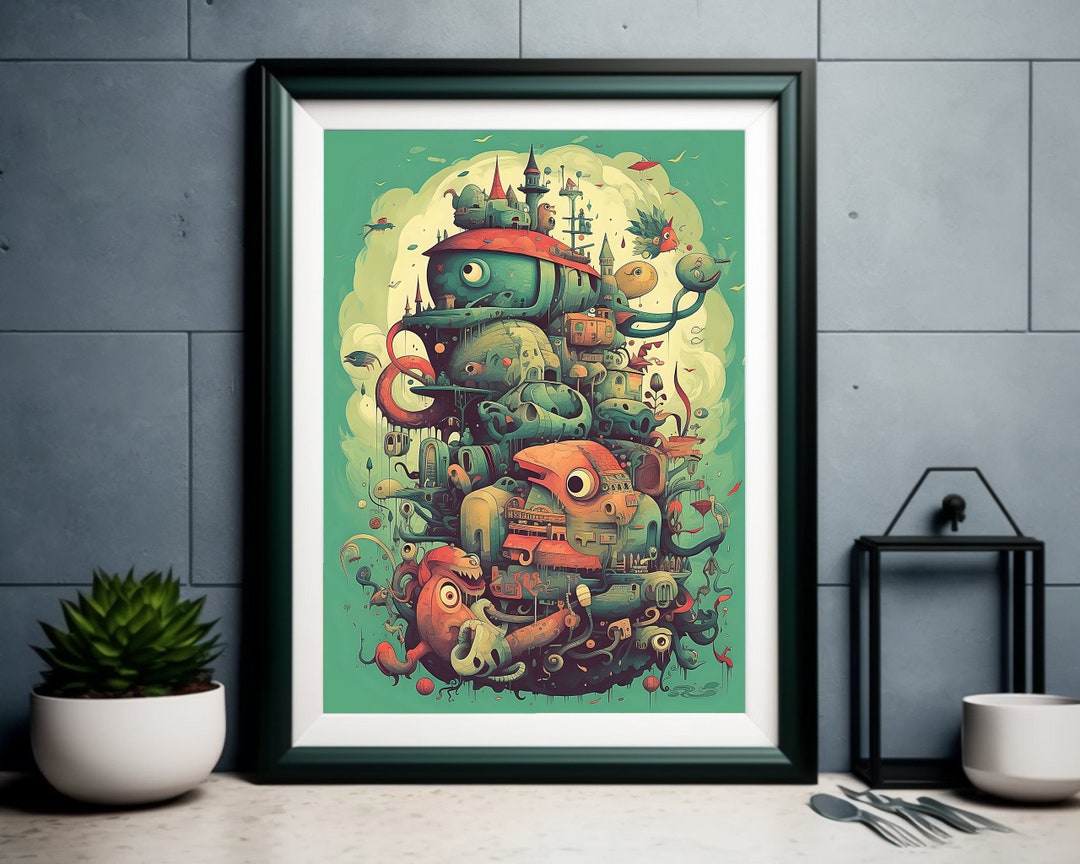 Surreal Junkyard Characters 1 DIGITAL Download Large Print - Etsy