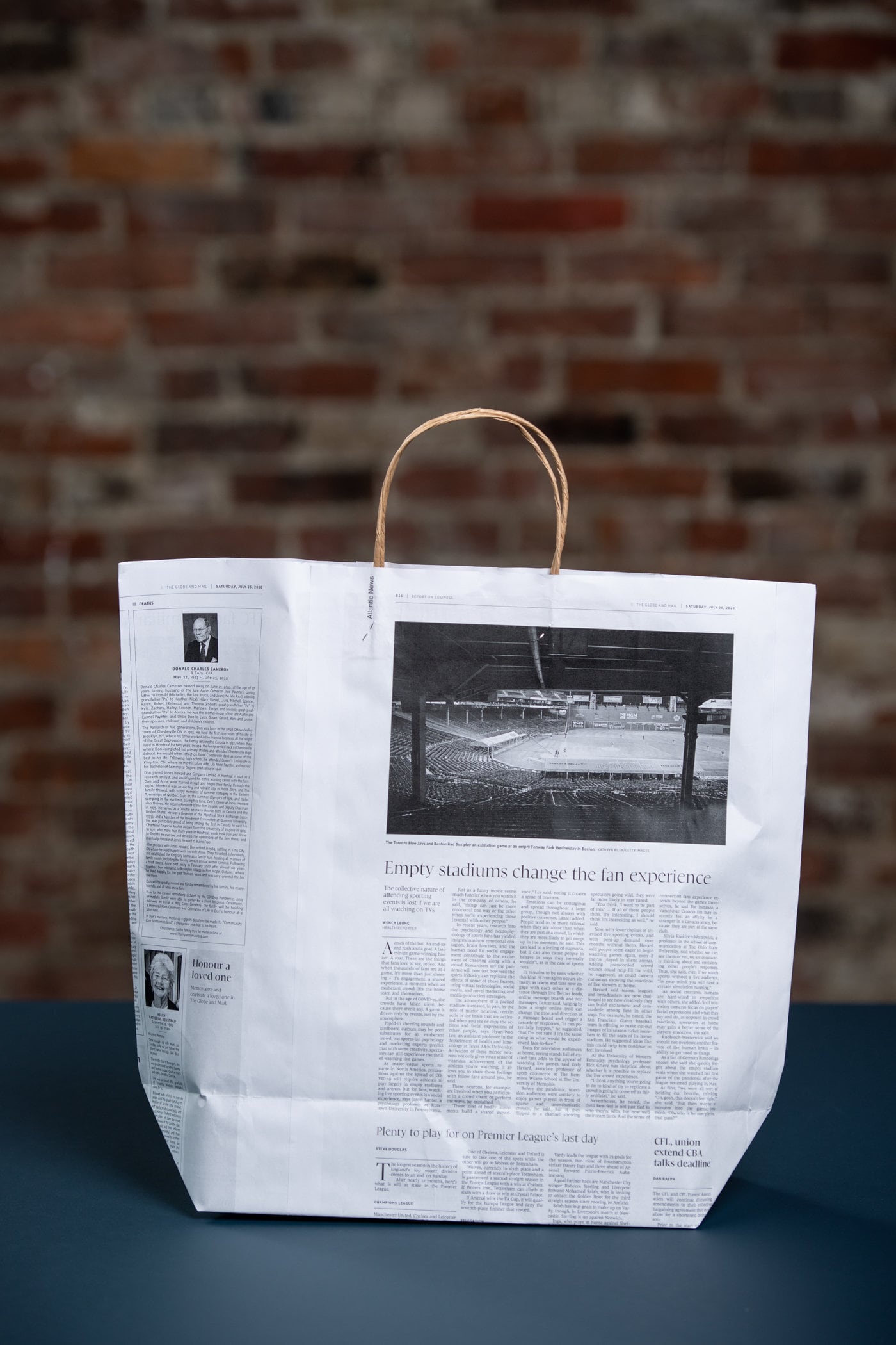 Upcycled Eco-friendly Newspaper Bags - Coffee News & White - Etsy