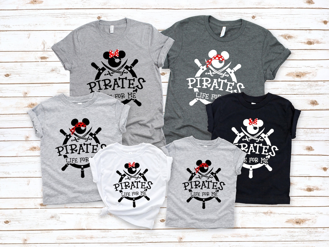 Pirates Shirt, A Pirate's Life for Me, Pirate Themed Tee, Pirates ...