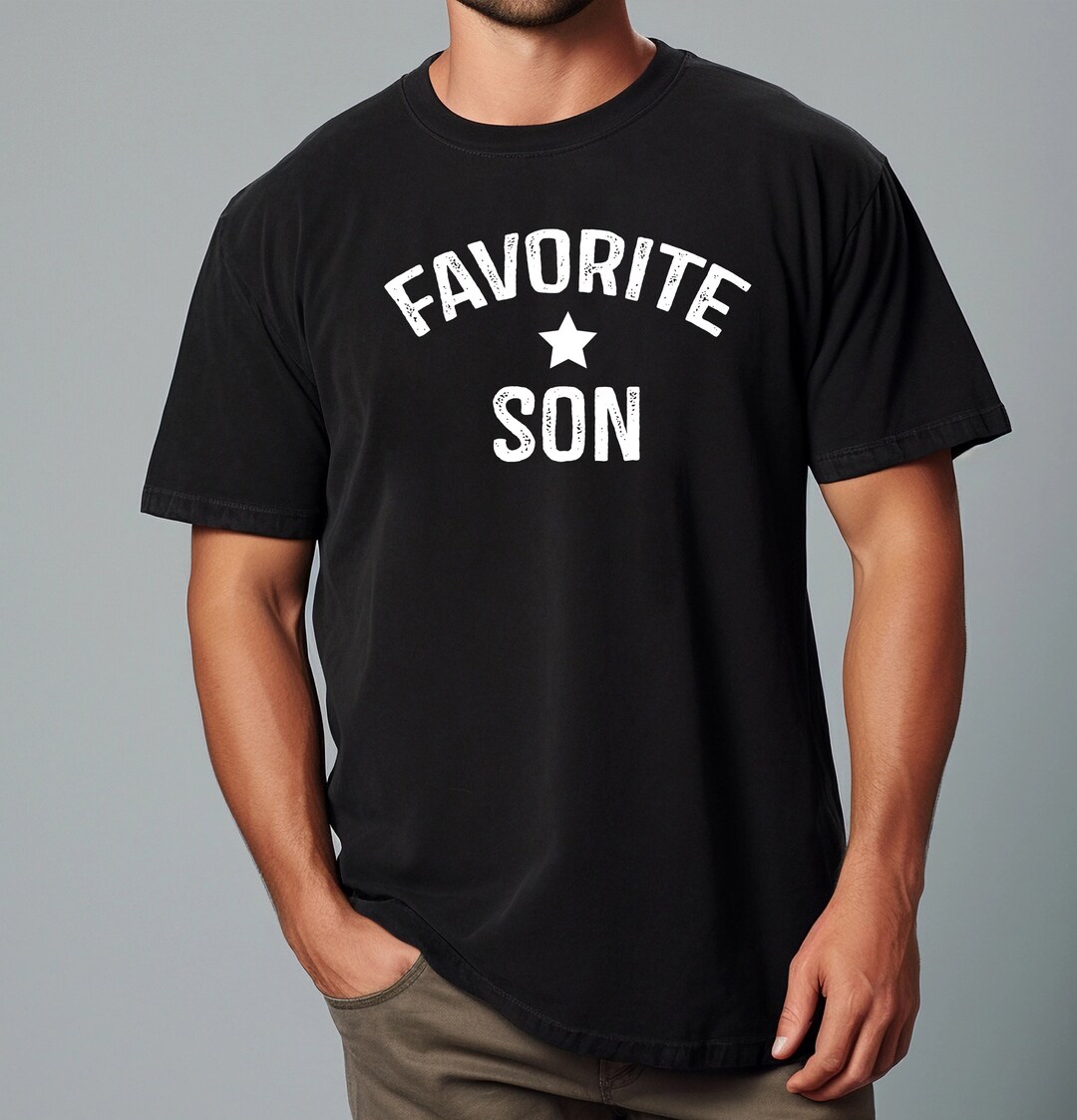 Comfort Colors®, Favorite Son Shirt, Son Gift, Birthday Gift for Son ...