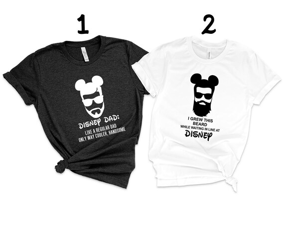 Mickey Beard Shirt Mickey Ears Beard Shirt Men's Disney | Etsy