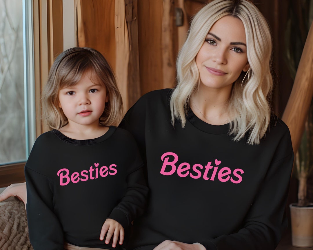 Besties Sweatshirt, Besties Matching Sweatshirt, Mother and Me ...
