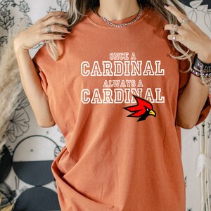 Comfort Colors® Cardinal Shirt, Cardinal School Spirit Shirt, Cardinal ...