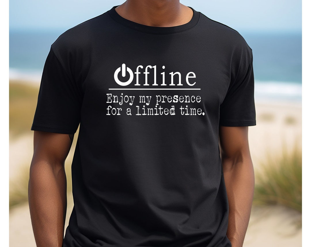 Offline Shirt, Offline Gamer Shirt, Funny Gamer Gifts, Gaming Shirt ...