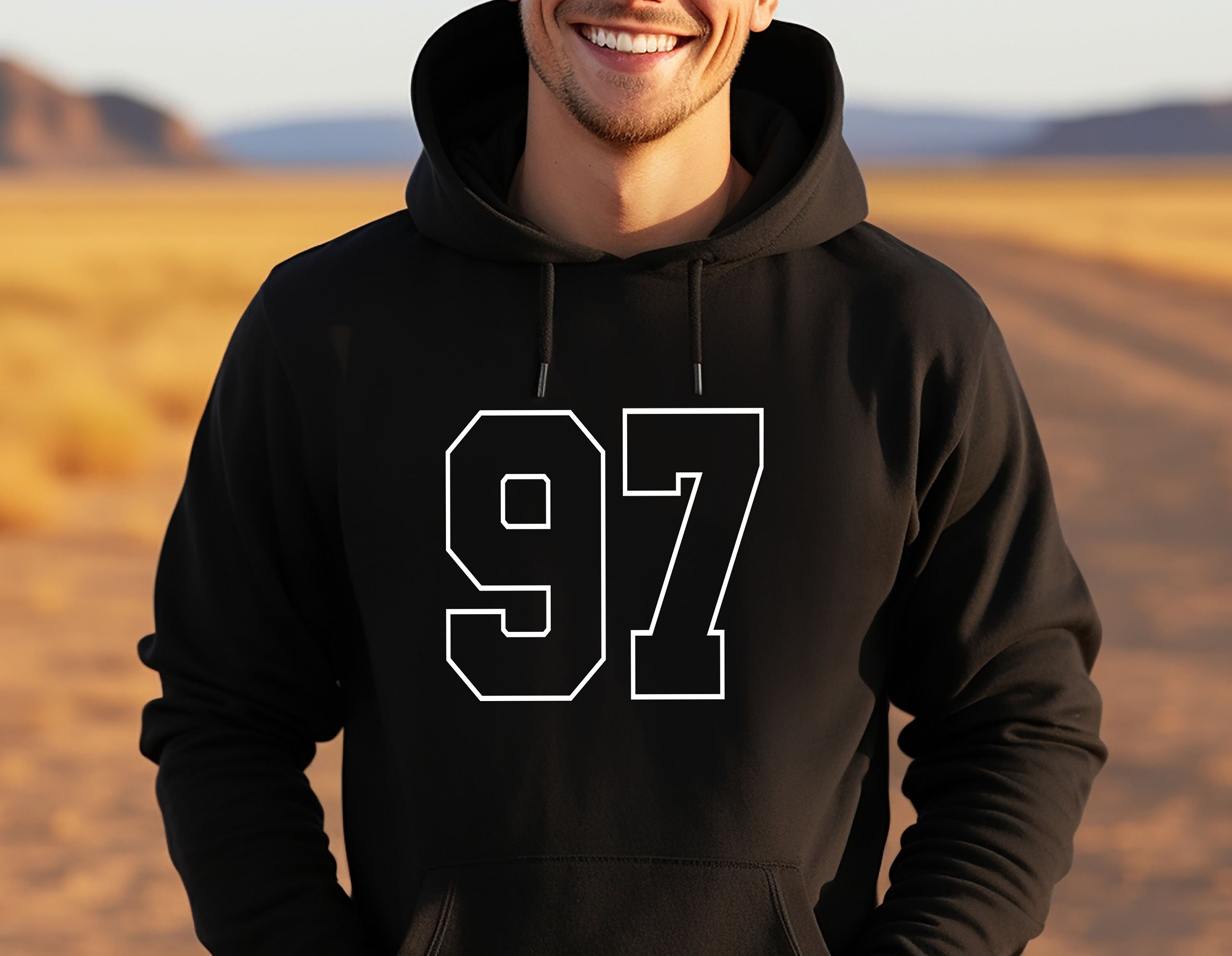 Custom Number Sweatshirt, Personalized Sports Hoodie - Etsy