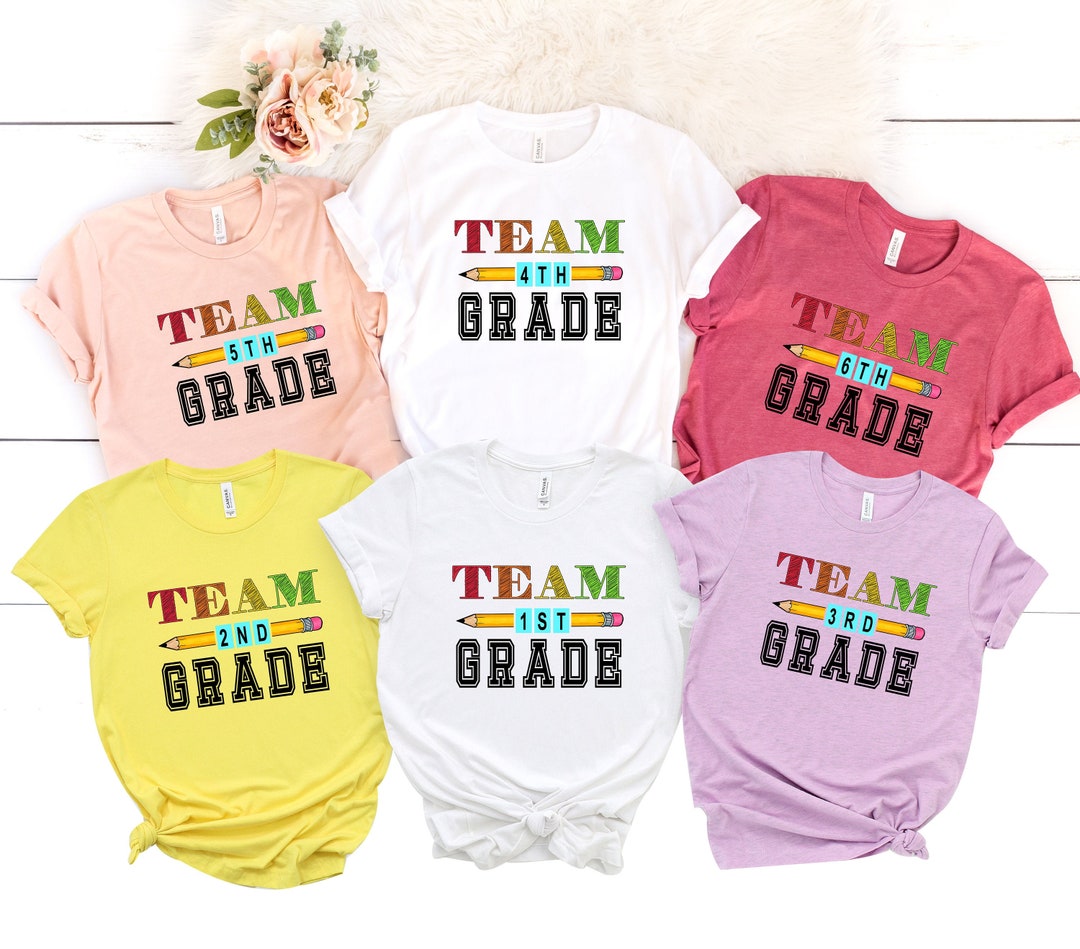 Team Grade Teacher Shirt, School Class Tee - Etsy