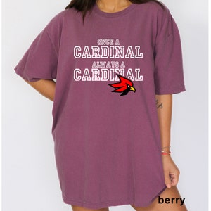 Comfort Colors® Cardinal Shirt, Cardinal School Spirit Shirt, Cardinal ...