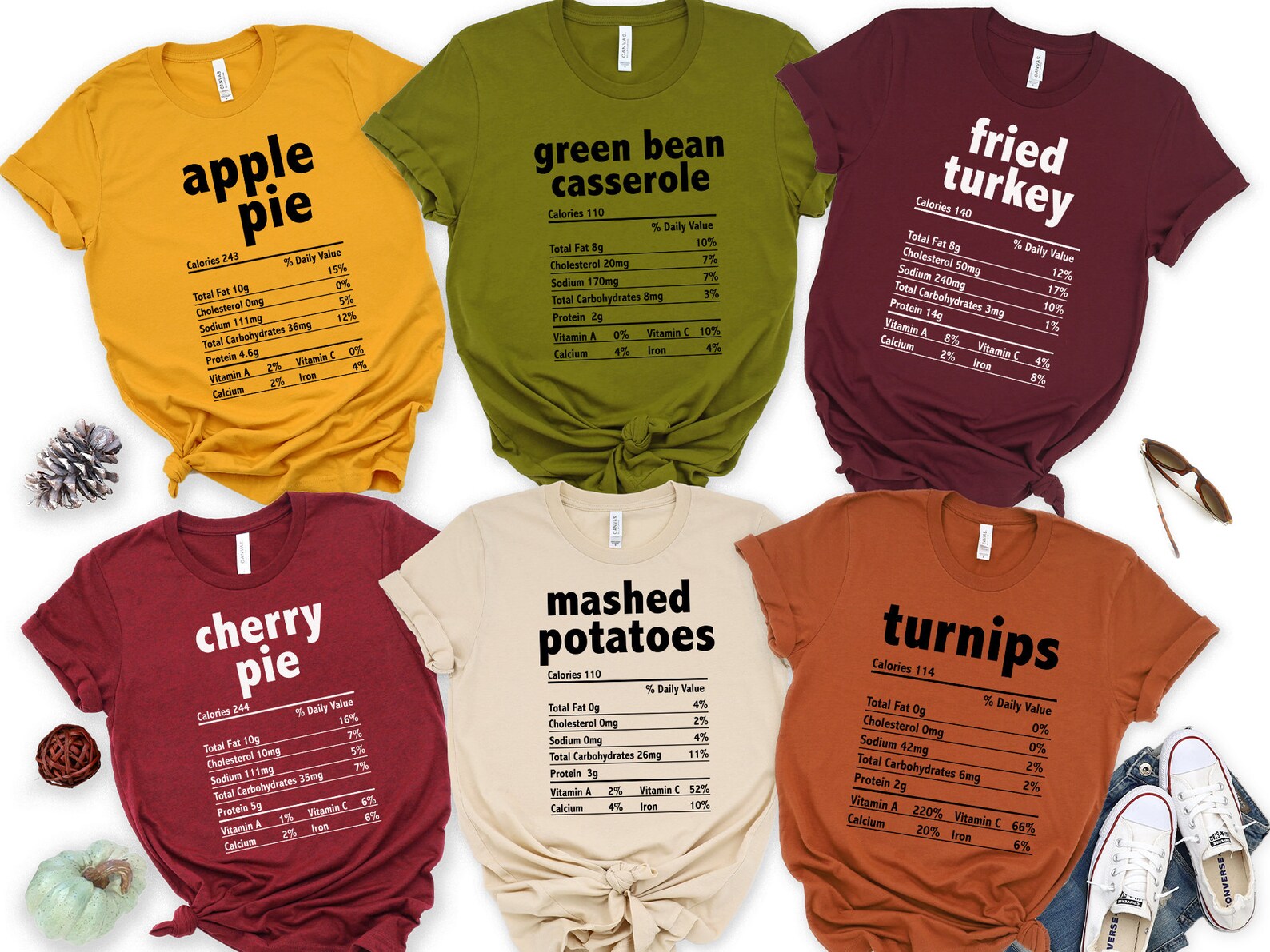 Thanksgiving Nutrition Facts Shirt Funny Thanksgiving Shirts - Etsy
